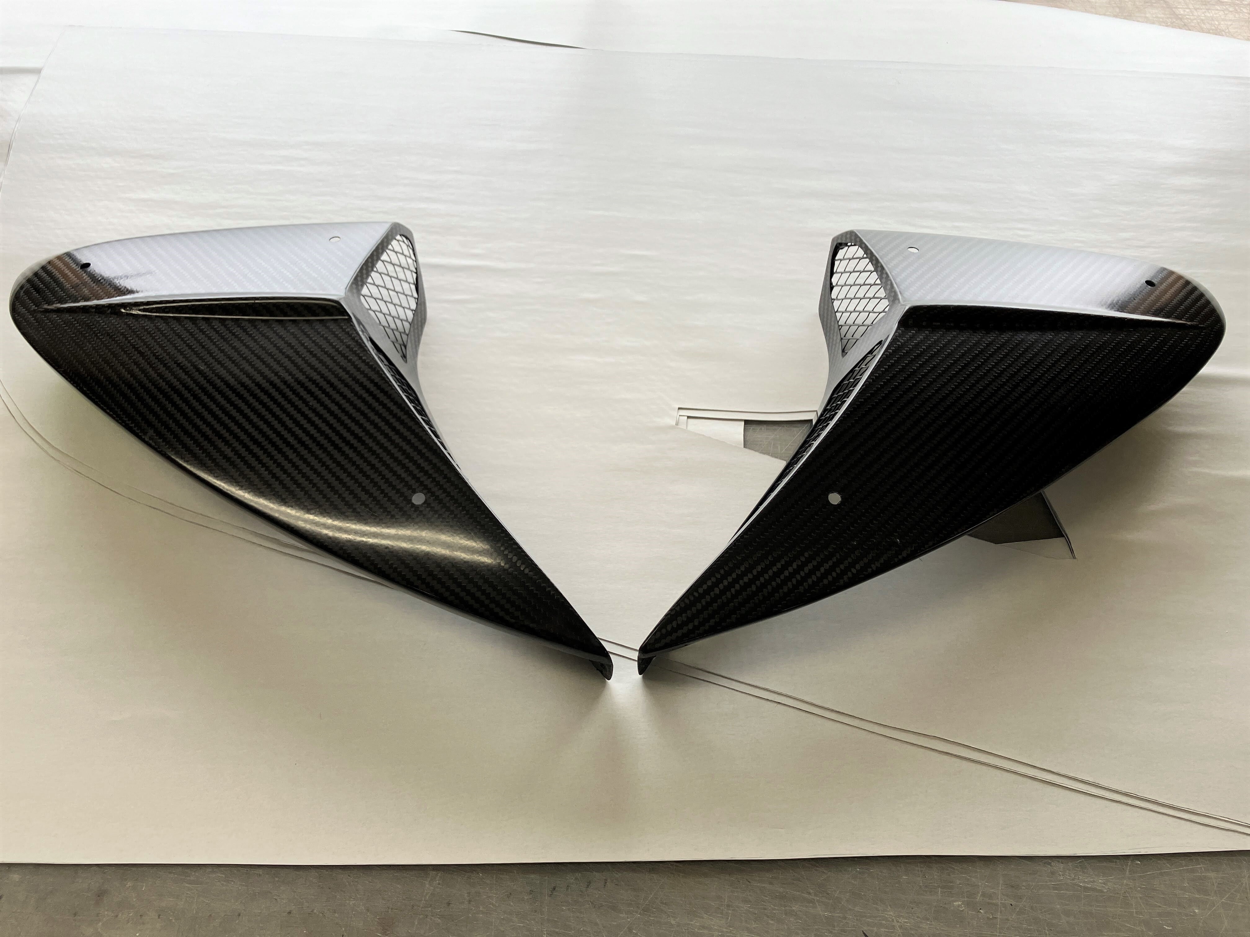 Kepla Dry Carbon Side Air Intake for 2004-2011 Series 2 Exige ...
