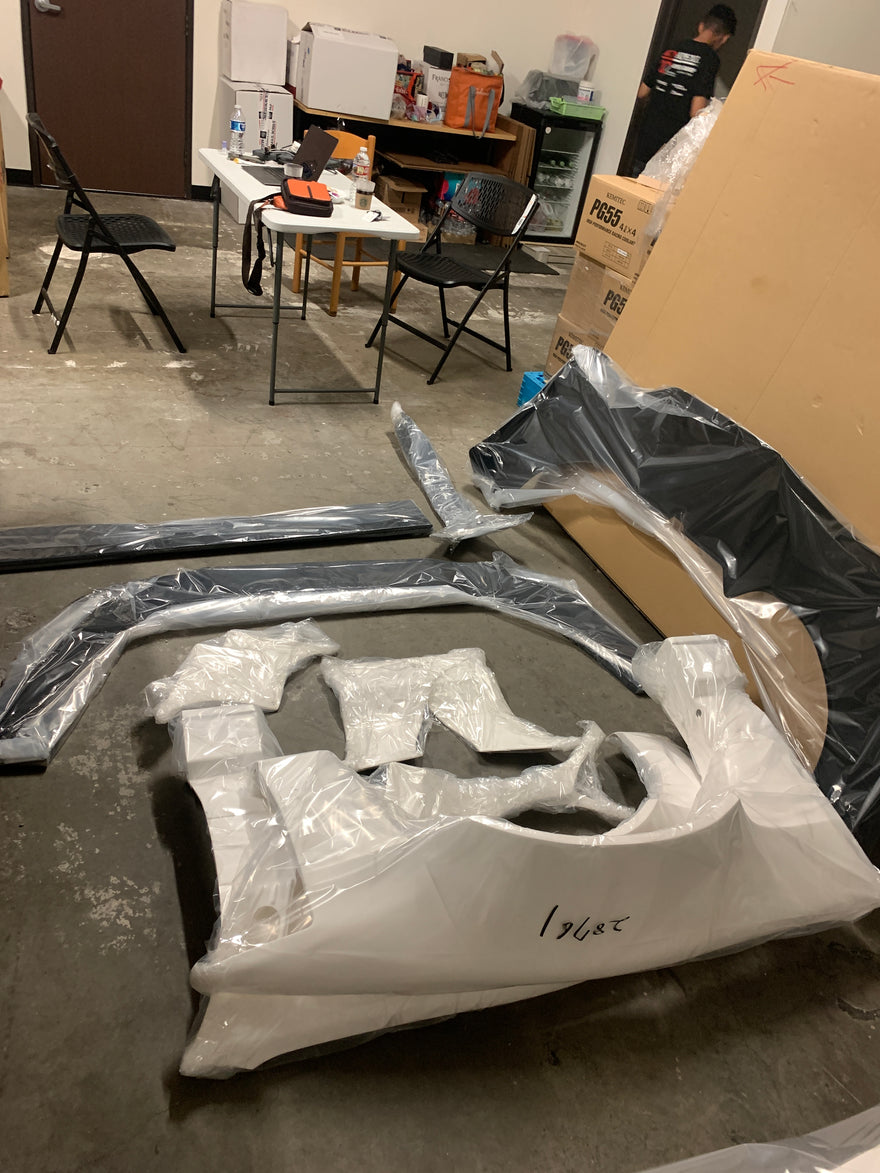Wisteria Full Aero Kit & Rear Wing for S13 Hatchback, FRP | Kurumaya ...